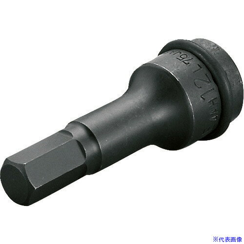 オレンジブック トラスコ中山　TRUSCOTONE インパクト用セミロングヘキサゴンソケット 12mm 〔品番:4AH12L75〕[ 注番:3696081]特長●インパクトレンチなどの動力工具用のソケットです。●セミロングタイプです。仕様●...