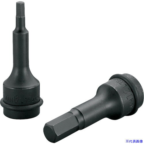 オレンジブック トラスコ中山　TRUSCOTONE インパクト用セミロングヘキサゴンソケット 17mm 〔品番:4AH17L75〕[ 注番:3696103]特長●インパクトレンチなどの動力工具用のソケットです。●セミロングタイプです。仕様●...