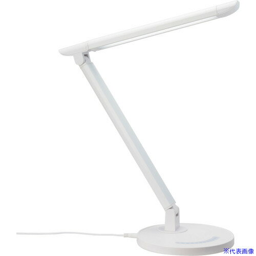 オレンジブック トラスコ中山　TRUSCOYAZAWA 調光機能付7W白色LEDスタンドライトWH 〔品番:SDLE07N12WH〕[ 注番:3696680]特長●ライト部は折りたたみ式で、不使用時にはコンパクトに収納可能です。●タッチセン...