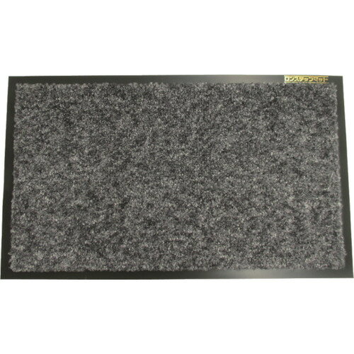 オレンジブック トラスコ中山　TRUSCOコンドル 屋内用ホコリ落し用マット ロンステップマット#3 450mm×750mm R5GY グレー 〔品番:F13〕[ 注番:3701646]特長●吸じん性、クッション性、耐摩耗性、耐水性と、イン...