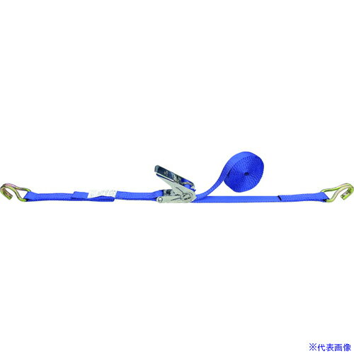 オレンジブック トラスコ中山　TRUSCOOH ベルトラッシング LBR70シリーズ ラチェットバックル クロスフック 幅25mm×厚1.8mm 〔品番:LBR70CF540CF〕[ 注番:3705650]特長●簡単な操作で確実な荷締め作業...