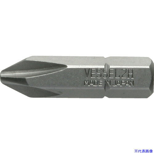 オレンジブック トラスコ中山　TRUSCOVESSEL ドライバービット B33+2X25.4H 〔品番:B33225.4H〕[ 注番:3711960]特長●オリジナル特殊合金鋼を使用しています。●ベッセルビットは、生産量は日本でトップです...
