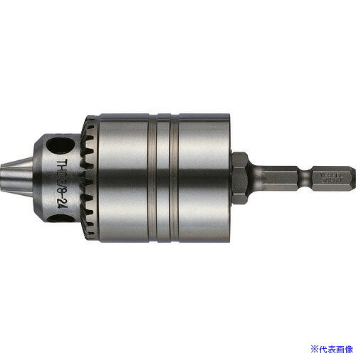 オレンジブック トラスコ中山　TRUSCOVESSEL ドリルチャック キー付タイプ No.BH-21(口径1.5〜10) 〔品番:BH21〕[ 注番:3712745]特長●電動ドライバーに取り付けて、穴あけ・切削・研磨作業ができます。●チ...
