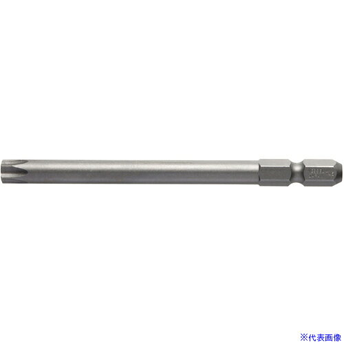 オレンジブック トラスコ中山　TRUSCOVESSEL 片頭ドライバービット トルクスビット V5T45×110 シャンク径8mm 〔品番:V5T45110〕[ 注番:3715507]特長●自動車関連で多く使われるトルクス［［R下］］ねじ専...