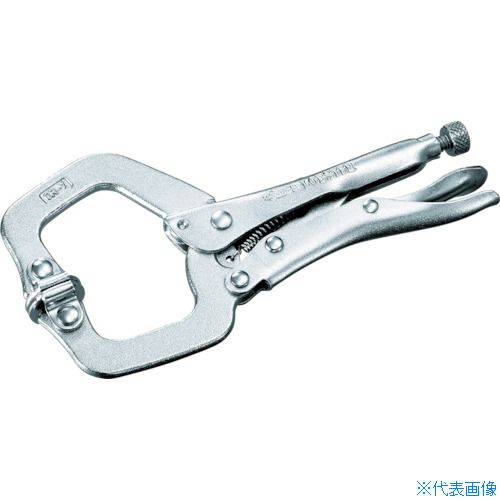 オレンジブック トラスコ中山　TRUSCOロブテックス バイスプライヤー C型(皿付) 165mm 〔品番:VC150S〕[ 注番:3726584]特長●クランプ部が自在皿形状になっているので、傾斜物や微妙な形状の保持に最適です。用途●クラ...