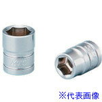オレンジブック トラスコ中山　TRUSCOKTC 6.3sq.ソケット(六角) 対辺寸法9mm 差込角6.35mm 全長18.5mm 〔品番:B209〕[ 注番:3731006]特長●口径部と差込角に応力の集中を防ぐことでボルト・ナットのエ...