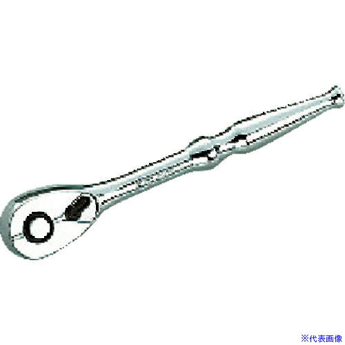 オレンジブック トラスコ中山　TRUSCOKTC 6.3sq.ラチェットハンドル 歯数36枚 差込角6.35mm 全長125mm 〔品番:BR2E〕[ 注番:3733157]特長●標準的なハンドル長のスタンダードタイプです。●ユニオン機構採...