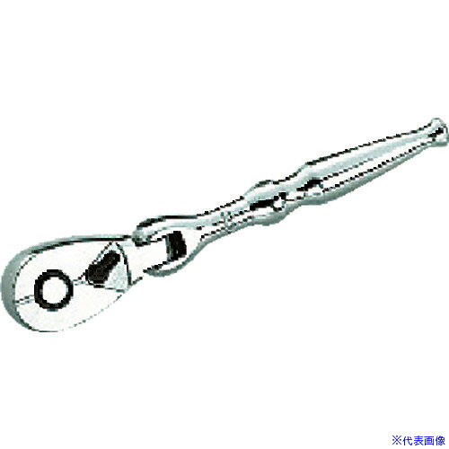 オレンジブック トラスコ中山　TRUSCOKTC 6.3sq.フレックスラチェットハンドル 歯数36枚 差込角6.35mm 全長125mm 〔品番:BR2F〕[ 注番:3733173]特長●標準的なハンドル長のスタンダードタイプです。●ユニ...