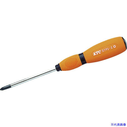 オレンジブック トラスコ中山　TRUSCOKTC ソフトドライバ クロスNo.2 全長230mm 〔品番:D7P2〕[ 注番:3733866]特長●グリップは軽く、ベタつき感がなく環境にやさしいエラストマー樹脂を採用しています。●軸は丸軸で...