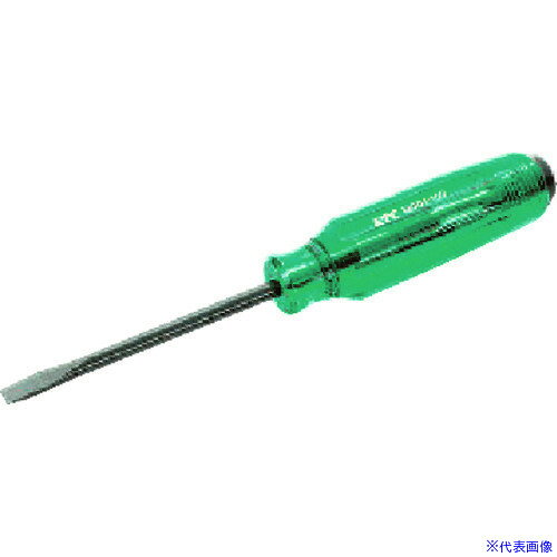 オレンジブック トラスコ中山　TRUSCOKTC 樹脂柄ドライバ マイナス貫通タイプ 刃先6マイナス 全長205mm 〔品番:MDD1100〕[ 注番:3736181]特長●硬くて耐久性があり汚れが付きにくい、樹脂グリップです。●軸は丸軸で...