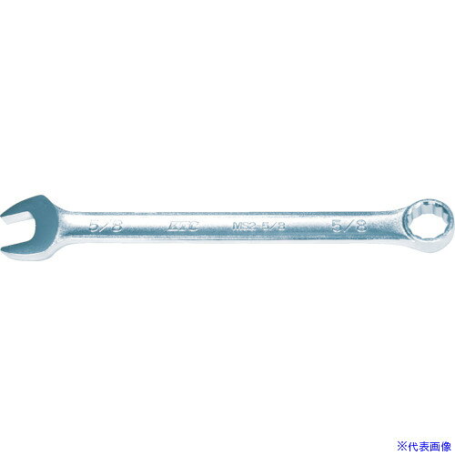 オレンジブック トラスコ中山　TRUSCOKTC コンビネーションレンチ 7/8inch 全長304mm 〔品番:MS278〕[ 注番:3736776]特長●スパナ側ヘッド部は幅を極力小さく、力の加わる部分にボリュームを持たせ、従来のやり形...