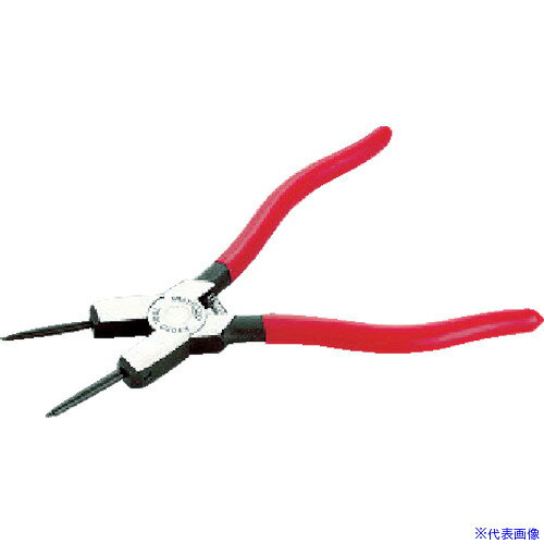 オレンジブック トラスコ中山　TRUSCOKTC 直型スナップリングプライヤ穴用 Ф1.5 〔品番:SCP1715〕[ 注番:3737781]特長●本体のカシメ部はガタ付きが少なく、開閉はばね付です。●クローの交換が可能です。用途●直爪穴用...