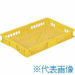 オレンジブック トラスコ中山　TRUSCORISU トレーコンテナーT−24 238432 黄 〔品番:T24〕[ 注番:3762351]特長●通気性が良く惣菜や日配品のトレーなどの運搬・保管に便利です。用途●惣菜・日配品などのトレーの配送...