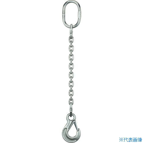 オレンジブック トラスコ中山　TRUSCO象印 SUS製チェーンスリング1本吊りスリングフックタイプ 0.4t 〔品番:1AWIHSWI5〕[ 注番:3770699]特長●オールステンレス製チェーンスリングでサビや薬品に強く、多くの作業現場...