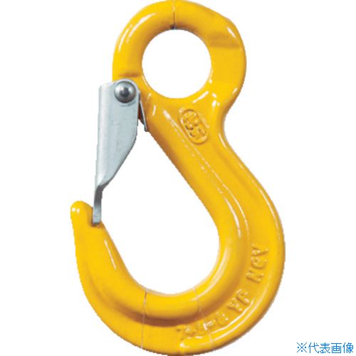 オレンジブック トラスコ中山　TRUSCO象印 スリングフック 3.2t (YPX−10) 〔品番:YPX10〕[ 注番:3771032]特長●外れ止め付きフックです。●ラッチをロックすることによって、掛け外れを防止することができ、安全に使...