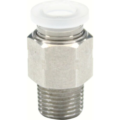 オレンジブック トラスコ中山　TRUSCOPISCO チューブフィッティング ストレート PPタイプ チューブ8 接続口径R1/4 SUS 〔品番:PPC802SUS〕[ 注番:3782221]特長●禁油仕様により幅広い分野でのニーズに応え...