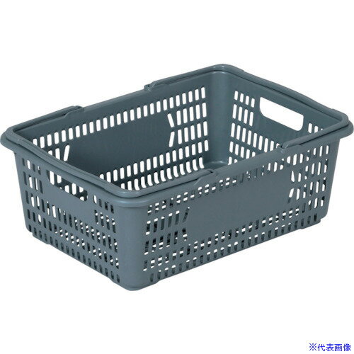 オレンジブック トラスコ中山　TRUSCOサンコー 買い物かご 101794 サンショップカーゴ13L 〔品番:10179400GLMAO〕[ 注番:3791437]特長●2Lペットボトルを寝かせて4本収納可能なサイズです。●短辺に把手孔を...