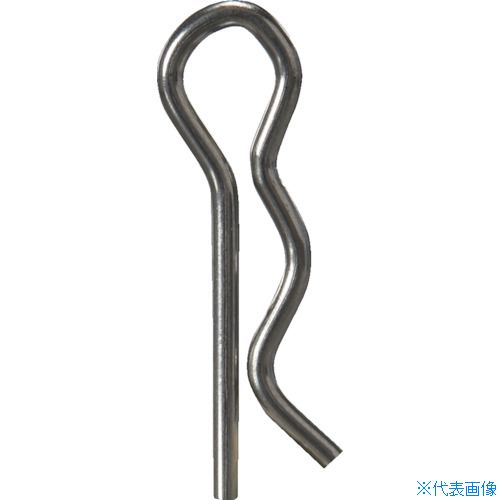 オレンジブック トラスコ中山　TRUSCOTRUSCO スナップピン ステンレス NO.8 10本入 少量パック 〔品番:Y8470008〕[ 注番:3794919]特長●脱着が容易に行えます。●はめ込む軸径が呼び寸法になります。●穴をあけ...