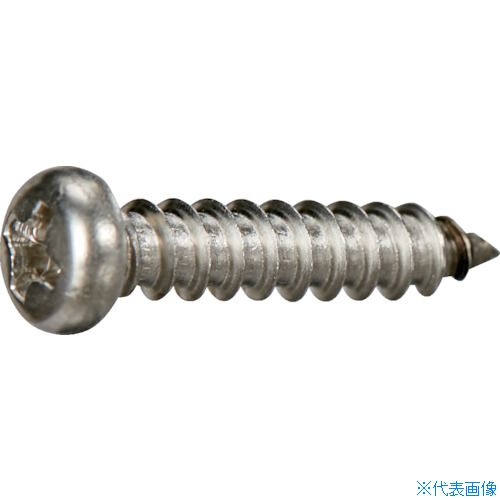 オレンジブック トラスコ中山　TRUSCOTRUSCO ナベ頭タッピングねじ 1種A ステンレス M4×10 10本入 少量パック 〔品番:Y8350410〕[ 注番:3796156]特長●一般的な十字穴のナベ頭ねじです。●少しだけ必要な時...