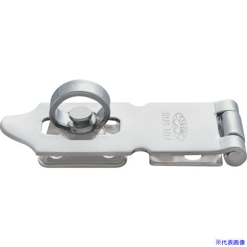 オレンジブック トラスコ中山　TRUSCOSTRONG ステンレス ストロング掛金95mm 〔品番:NKASU0095〕[ 注番:3801900]特長●多彩なサイズと強固な作りの掛金です。用途●各種の扉、ロッカー、道具箱など。仕様●色：シル...