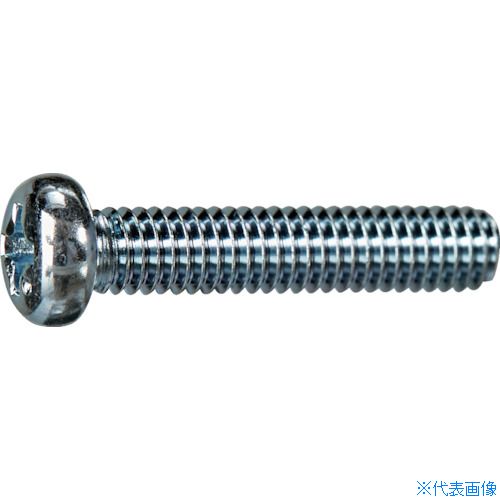 オレンジブック トラスコ中山　TRUSCOTRUSCO ナベ頭小ねじ ユニクロ 全ネジ M8×12 10本入 少量パック 〔品番:Y8220812〕[ 注番:3813706]特長●一般的な十字穴のナベ頭ねじです。●少しだけ必要な時に便利な少...