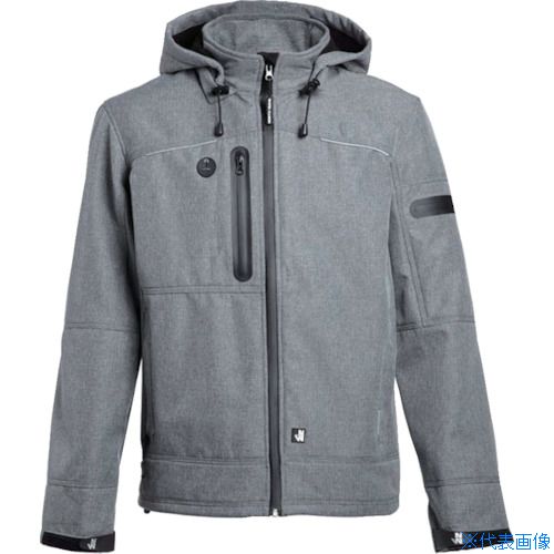 オレンジブック トラスコ中山　TRUSCONORTHWAYS 【売切廃番】ワークジャケット “フローレス” グレー Sサイズ 〔品番:1133GRS〕[ 注番:3819924]特長●フレンチデザインのファッショナブルなワークウェアです。●耐...