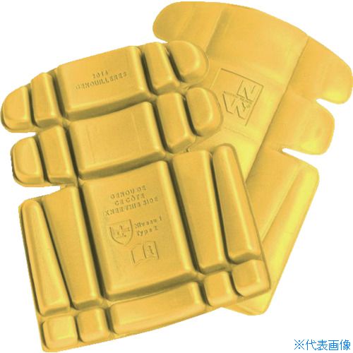 オレンジブック トラスコ中山　TRUSCONORTHWAYS 【売切廃番】ワークパンツ用ニーパッド 〔品番:2014〕[ 注番:3819948]特長●サーシャシリーズのワークパンツに装着可能なニーパッドです。仕様●色：イエロー●サイズ：フリ...