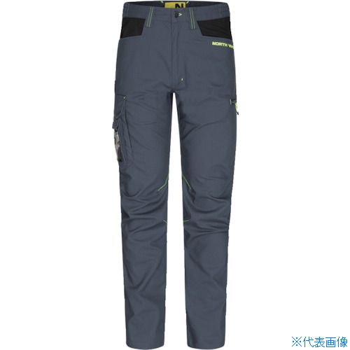オレンジブック トラスコ中山　TRUSCONORTHWAYS 【売切廃番】ワークパンツ “エドワード” グレー Lサイズ 〔品番:1386GRL〕[ 注番:3819959]特長●フレンチデザインのファッショナブルなワークウェアです。●非常に...