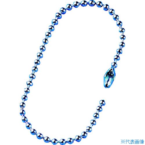 オレンジブック トラスコ中山　TRUSCO緑十字 ボールチェーン(玉鎖) 2.3Φ×150mm ステンレス製 10本組 〔品番:170011〕[ 注番:3820688]特長●チェーンの片側に連結用金具(コネクター)が付いており、バルブ表示札...