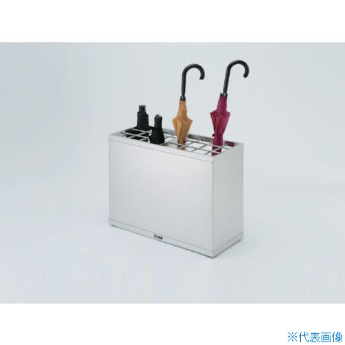 オレンジブック トラスコ中山　TRUSCOPROFIT 長傘・折りたたみ傘兼用傘立て W1200×D250×H450 〔品番:PIRM323312HHL〕[ 注番:3833668]特長●水受けを上下にスライドすることで長傘、折りたたみ傘を収...