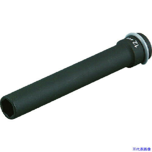 オレンジブック トラスコ中山　TRUSCOKTC 9.5sq.インパクトレンチ用ロングソケット ピン・リング付 12mm 〔品番:BP3LL12TP〕[ 注番:3835324]特長●薄肉タイプです。●AMBACシステム採用で、使用時のピン飛...