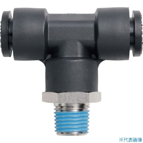 オレンジブック トラスコ中山　TRUSCO潤工社 ワンタッチ継手Mシリーズ テー 8mm PT1/4 〔品番:PTAM8PT14PM〕[ 注番:3838286]特長●金属部には無電解ニッケルメッキを施しています。●R（PT） ネジには、ネジ...