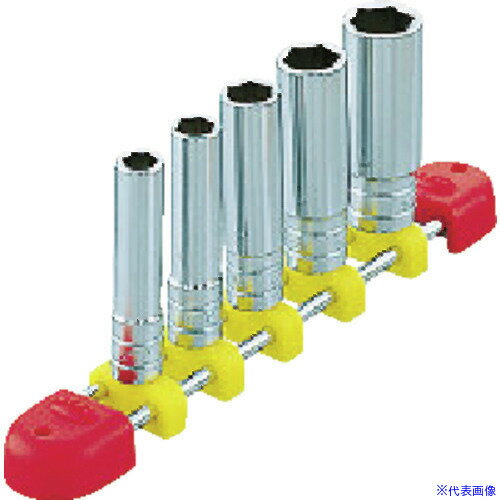 オレンジブック トラスコ中山　TRUSCOKTC 6.3sq.ディープソケットセット[5コ組] 〔品番:TB2L05〕[ 注番:3839231]特長●KTC独自のパワーフィット形状を口径部と差込角の両方に採用しています。用途●汎用工具に。仕...