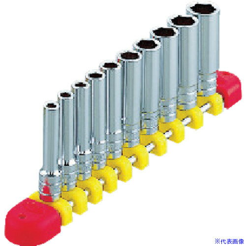 オレンジブック トラスコ中山　TRUSCOKTC 6.3sq.ディープソケットセット[10コ組] 〔品番:TB2L10E〕[ 注番:3839257]特長●KTC独自のパワーフィット形状を口径部と差込角の両方に採用しています。用途●汎用工具に...