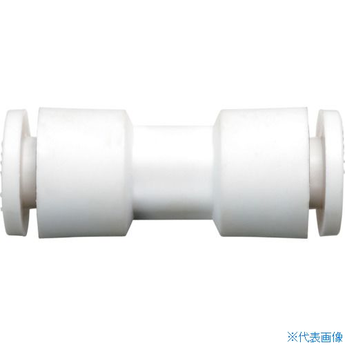 オレンジブック トラスコ中山　TRUSCO潤工社 ワンタッチ継手Wシリーズ ユニオン(樹脂) 8mm 〔品番:WU08P〕[ 注番:3840306]特長●樹脂部は全て UL94V-0 相当品です。●樹脂部は全て UR（PT） ネジ樹脂圧入部...