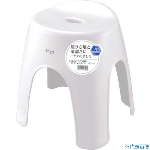 オレンジブック トラスコ中山　TRUSCOEMEAL 風呂いす35 〔品番:530302〕[ 注番:3847964]特長●座り心地と清潔さにこだわりました。仕様●色：ホワイト●幅(mm)：365●奥行(mm)：315●高さ(mm)：380仕...