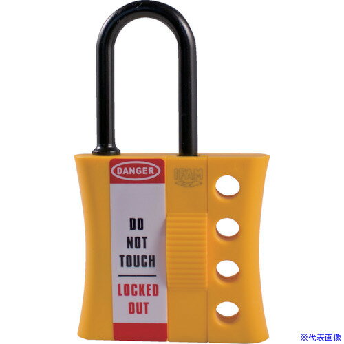 オレンジブック トラスコ中山　TRUSCOIFAM ロックアウト用非導電性シャックルハスプ シャックルΦ6mm 〔品番:090180〕[ 注番:3857039]特長●優れた絶縁性があり電気トラブルを回避できます。●化学薬品などに高い耐性があ...
