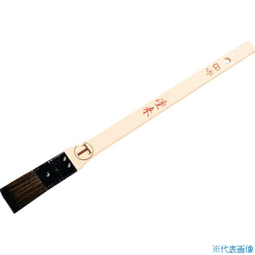 オレンジブック トラスコ中山　TRUSCO大塚 水性用刷毛 塗来 目地刷毛 平 黒 8号 〔品番:1050120008〕[ 注番:3857654]特長●ウエーブ繊維を採用しています。●化学繊維に特殊なウェーブをかける新技術により、繊維の隙間...