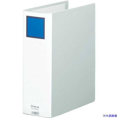 オレンジブック トラスコ中山　TRUSCOKING JIM キングファイル スーパードッチ＜脱・着＞イージー A4タテ型 グレー とじ厚30mm 300枚 扉紙無し 〔品番:2473GXAGY〕[ 注番:3858936]特長●左右どちらから...