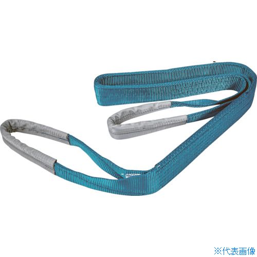 オレンジブック トラスコ中山　TRUSCOTRUSCO ベルトスリング リサイクルポリエステルスリング JIS3等級 両端アイ形 75mmX4.0m 〔品番:TRPS754.0〕[ 注番:3863996]特長●従来の原糸に比べリサイクルポリ...