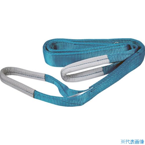 オレンジブック トラスコ中山　TRUSCOTRUSCO ベルトスリング リサイクルポリエステルスリング JIS3等級 両端アイ形 50mmX1.5m 〔品番:TRPS501.5〕[ 注番:3864026]特長●従来の原糸に比べリサイクルポリ...