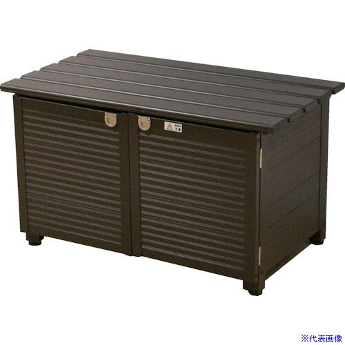 オレンジブック トラスコ中山　TRUSCOTASSCOM アルミ縁台ストッカー80cm 〔品番:TAN95580〕[ 注番:3867828]特長●アルミ製の、上に座る事ができるベンチストッカーです。●上蓋からも前扉からも収納できるので、重い...