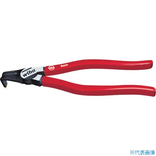 オレンジブック トラスコ中山　TRUSCOwiha 穴用スナップリングプライヤーマジックチップ付先端90° 〔品番:Z335J4101〕[ 注番:3873838]特長●特殊なラッチ（掛け金）機能のあるマジックチップがリングの飛散を防止します...