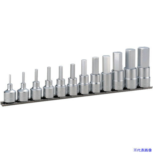 オレンジブック トラスコ中山　TRUSCOTONE ヘキサゴンソケットセット(ホルダー付) 12pcs 差込角12.7mm 〔品番:HH412〕[ 注番:3876543]特長●ラチェットハンドルに差し込んで使用することにより六角穴付ボルトの...