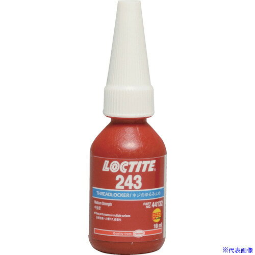 オレンジブック トラスコ中山　TRUSCOロックタイト ねじゆるみ止め用接着剤 中強度 243 10ml 〔品番:24310〕[ 注番:3892093]特長●ねじや軸などの金属部品のすき間に入り空気が遮断されると硬化します。（空気にふれてい...