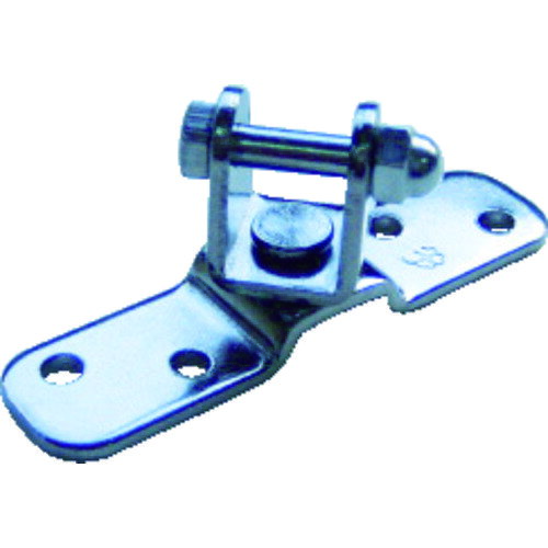 オレンジブック トラスコ中山　TRUSCOニッサチェイン 代用クローム回転プレート 15×58mm (1個=1PK) 〔品番:P192〕[ 注番:3892310]特長●回転式金具ですから、チェーンやワイヤのねじれを防ぎます。●家具と壁面をチ...