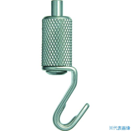 オレンジブック トラスコ中山　TRUSCOニッサチェイン ディスプレイパーツフック BYP−15H−1 (1個=1PK) 〔品番:Y211〕[ 注番:3892603]特長●ワイヤを突起部の方から差し込むだけで止まり、突起部を押し込むとワイヤ...