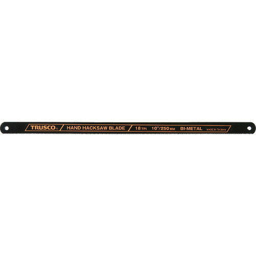 オレンジブック トラスコ中山　TRUSCOTRUSCO ハンドソー替刃 バイメタル 250mmX18山 5枚入 〔品番:THS250185P〕[ 注番:3895220]特長●低価格のバイメタルハイスハンドソーです。用途●鉄工用、ステンパイプ...