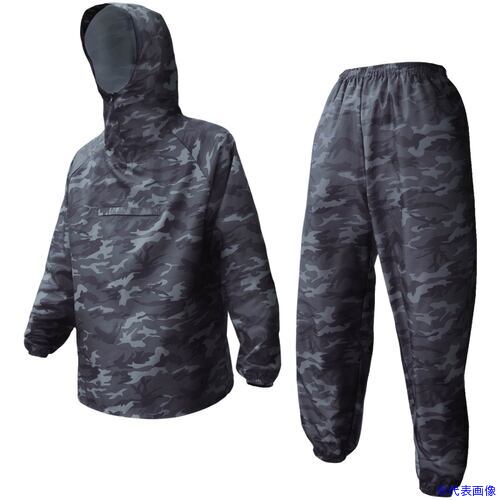 オレンジブック トラスコ中山　TRUSCOK−WORK 裾ゴム上下組迷彩ヤッケ グレー 3L 〔品番:W340GY3L〕[ 注番:3896221]特長●風の侵入を防いでくれる製品です。仕様●色：迷彩グレー仕様2材質/仕上●表地：ポリエステル...