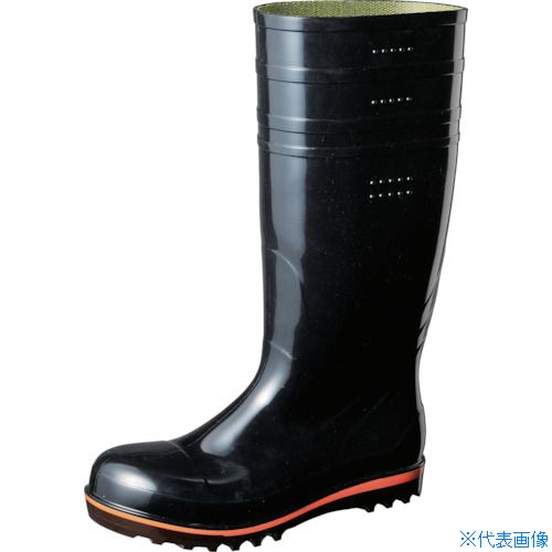 オレンジブック トラスコ中山　TRUSCO弘進ゴム ハイブリーダー HB−200 黒 30.0cm 〔品番:C0196AB300〕[ 注番:3900660]特長●滑りにくく、かつゴミが詰まりにくい長靴です。●抗菌性の高いPVC製です。●格子...